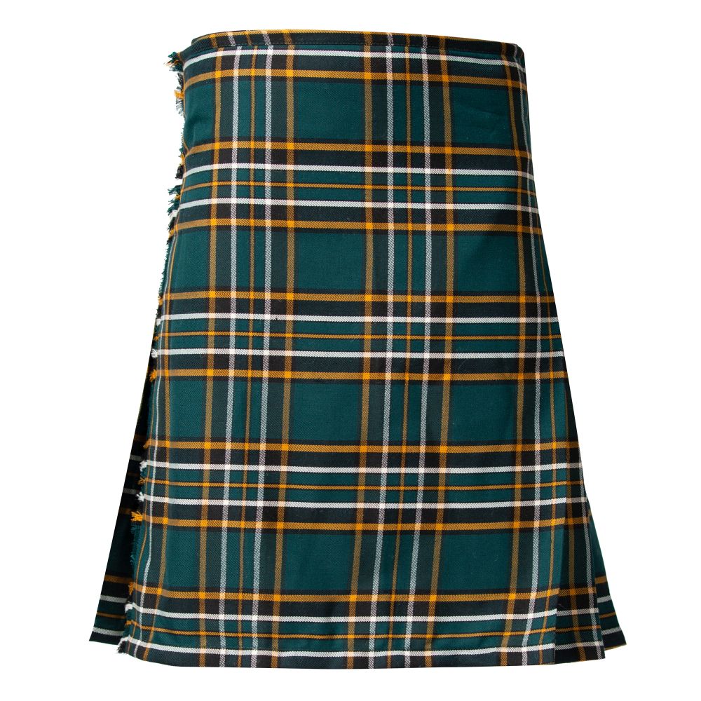 Men's Kilt, 8 Yard Polyviscose - Irish Heritage | Scotland Kilt Co US