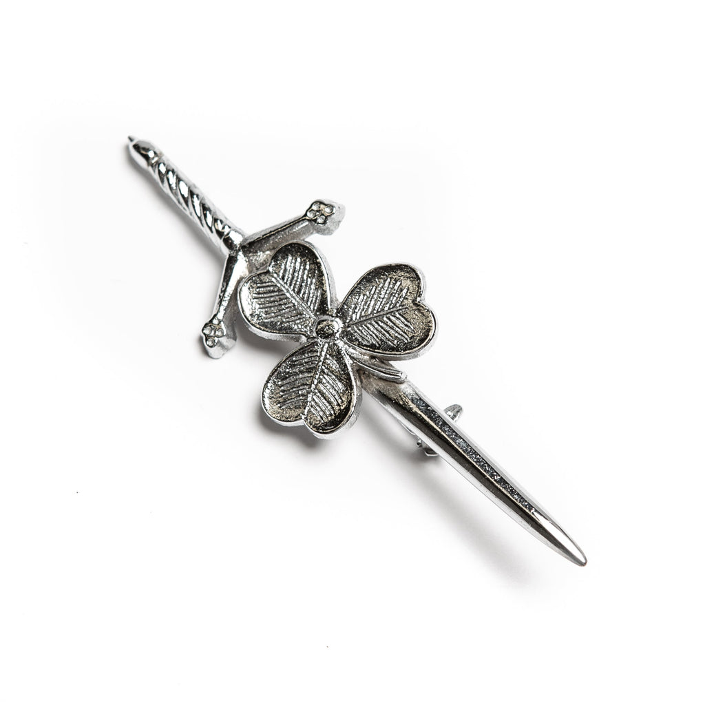 Shamrock Sword Kilt Pin | Scotland Kilt Co US