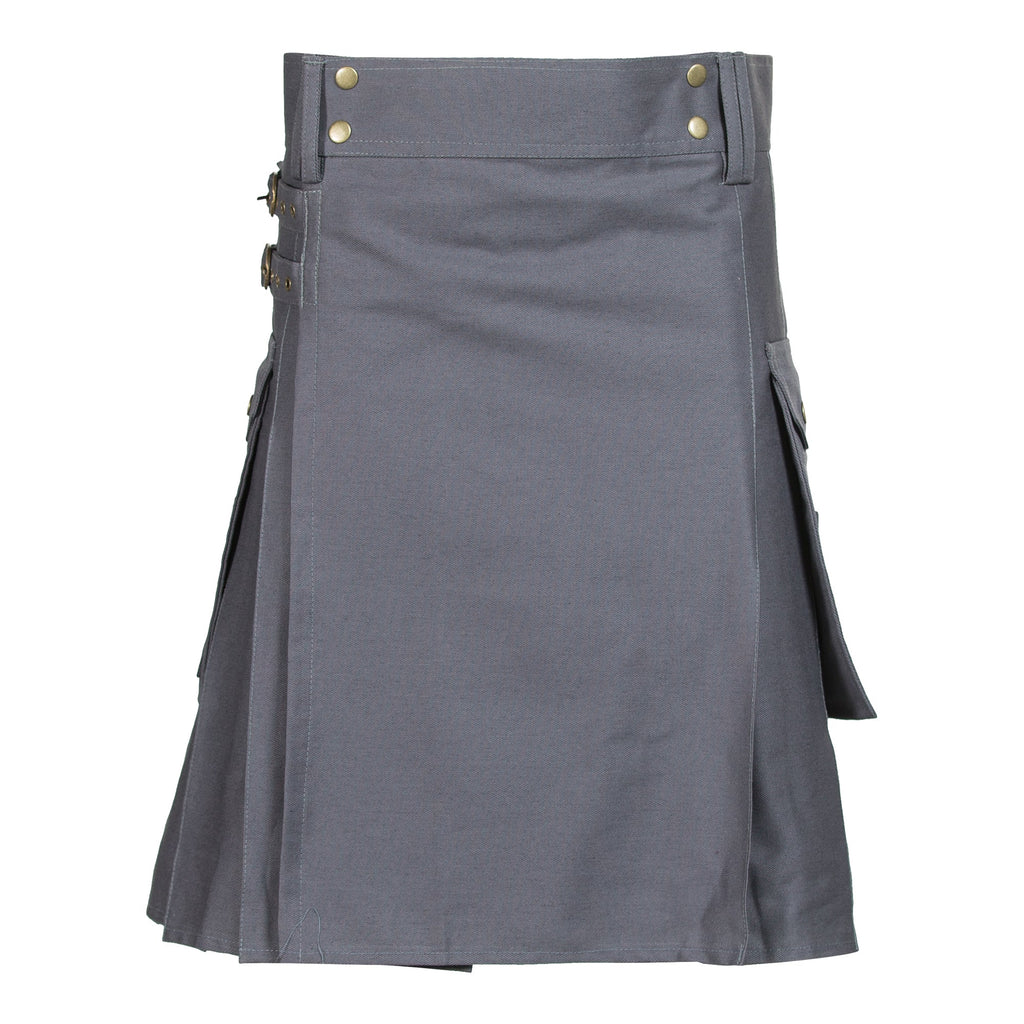 Dark Grey Utility Kilt | Scotland Kilt Co US