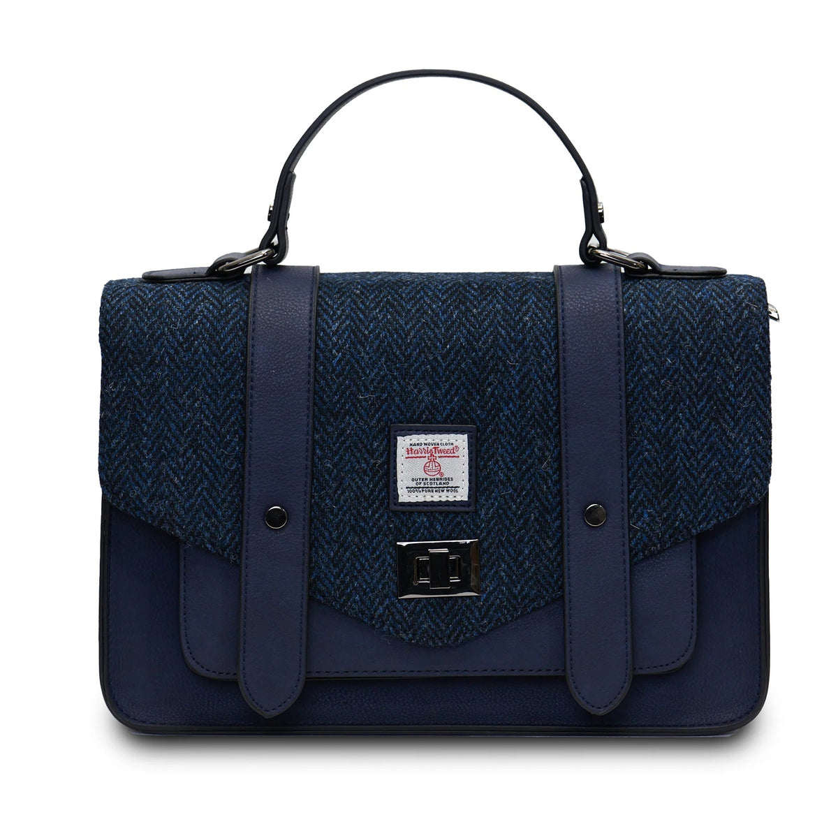 Islander® Large Satchel with Harris Tweed® | Scotland Kilt Co US