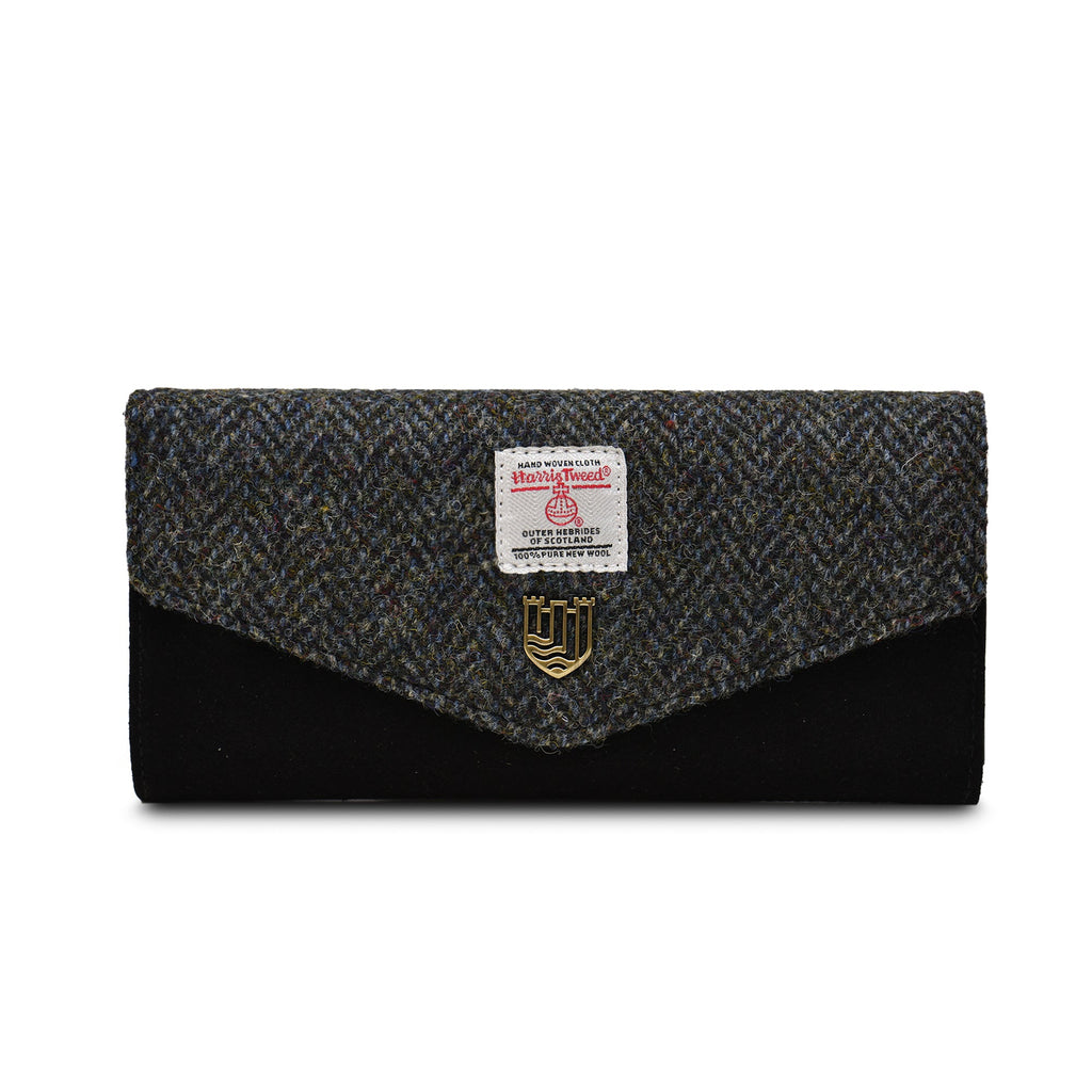 Islander® Large Clasp Purse with Harris Tweed® | Scotland Kilt Co US