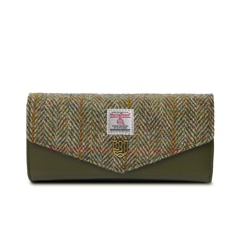 Islander® Large Clasp Purse with Harris Tweed® | Scotland Kilt Co US
