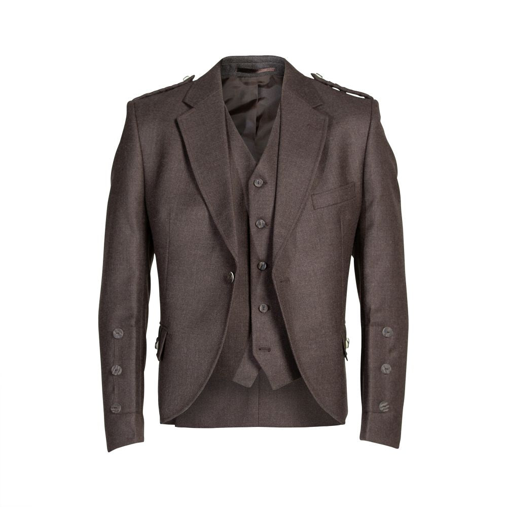 Crail Tweed Jacket and 5 Button Waistcoat by House of Edgar - Peat ...