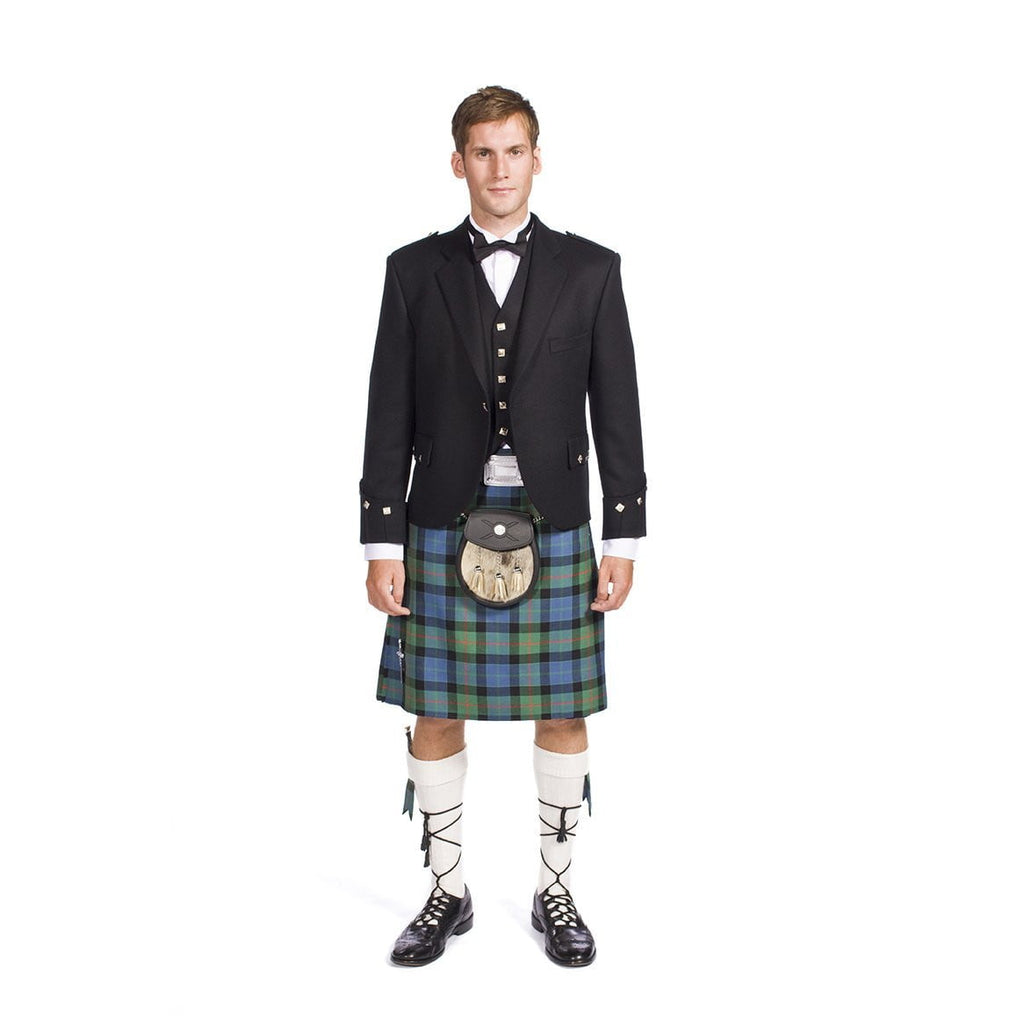 Argyle Jacket Black Barathea - Imported | Scotland Kilt Co US