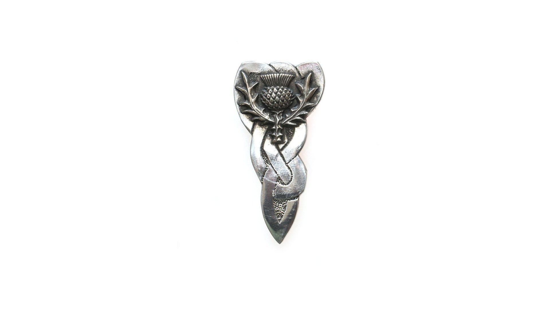 Pewter Large Thistle Design Kilt Pin | Scotland Kilt Co US